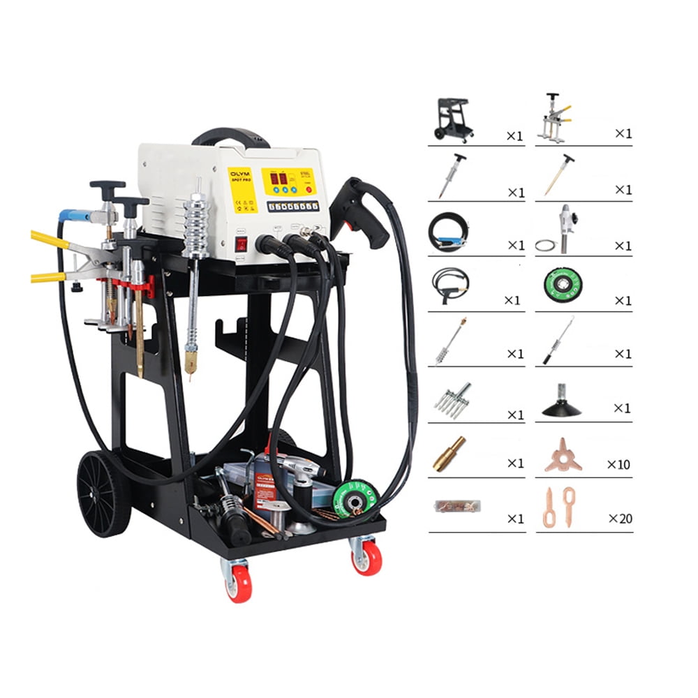 Portablel Stud Welder Dent Repair Kit Steel Dent Pulling Machine Car ...