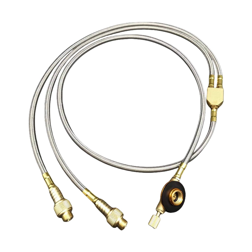 Portables Double Outlet Gas Valves Aluminum Coppers Gas Valves Adapter ...