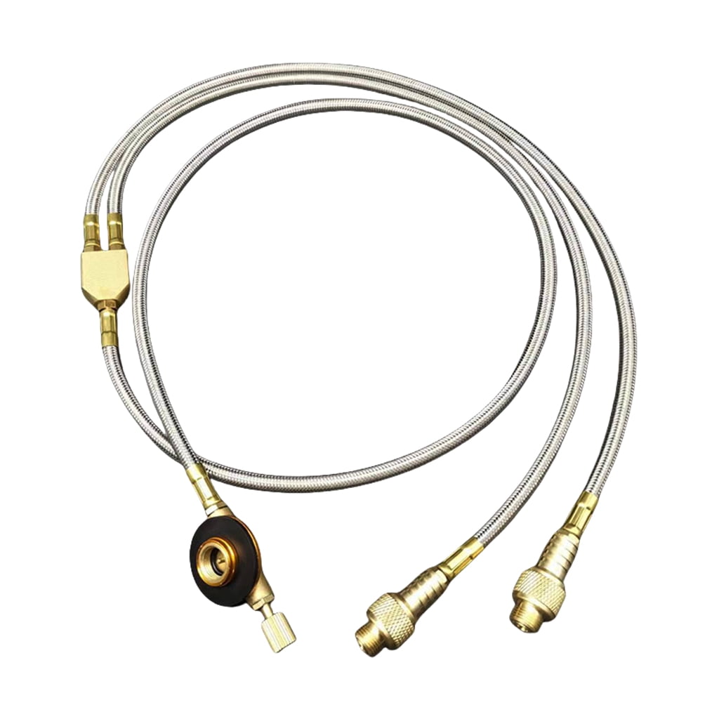 Portables Double Outlet Gas Valves Aluminum Coppers Gas Valves Adapter ...