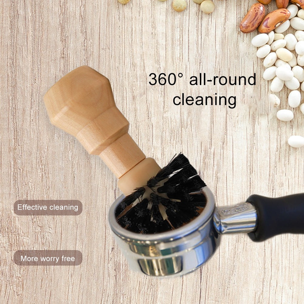 Portafilter Cleaning Brush, Professional Espresso Coffee Cleaning Brush ...