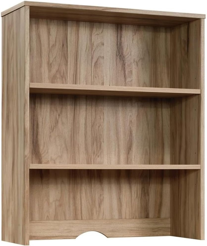 Portage Park 2-Shelf Library Hutch in Kiln Acacia, Kiln Acacia Finish ...