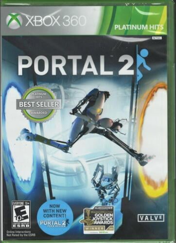 Portal 2 (Platinum Hits) Xbox 360 (Brand New Factory Sealed US Version ...