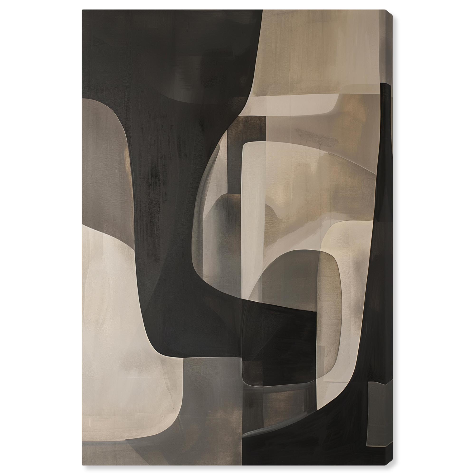 Portal Canvas Modern Neutral Wall Art by Art Remedy, Gallery Wrapped ...
