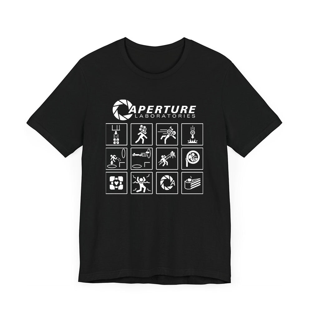 Portal Game Series Merch Aperture Laboratories Logo T-shirt Unisex ...