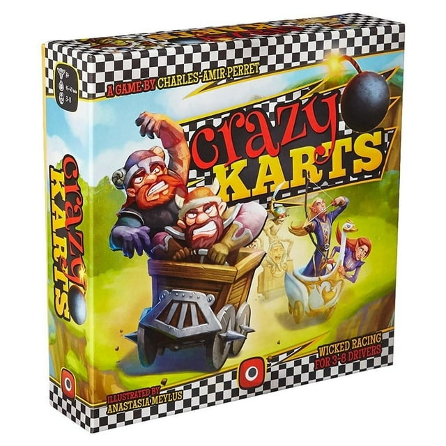 Portal Games Crazy Karts Medieval Racing Interactive Board Game Model ...