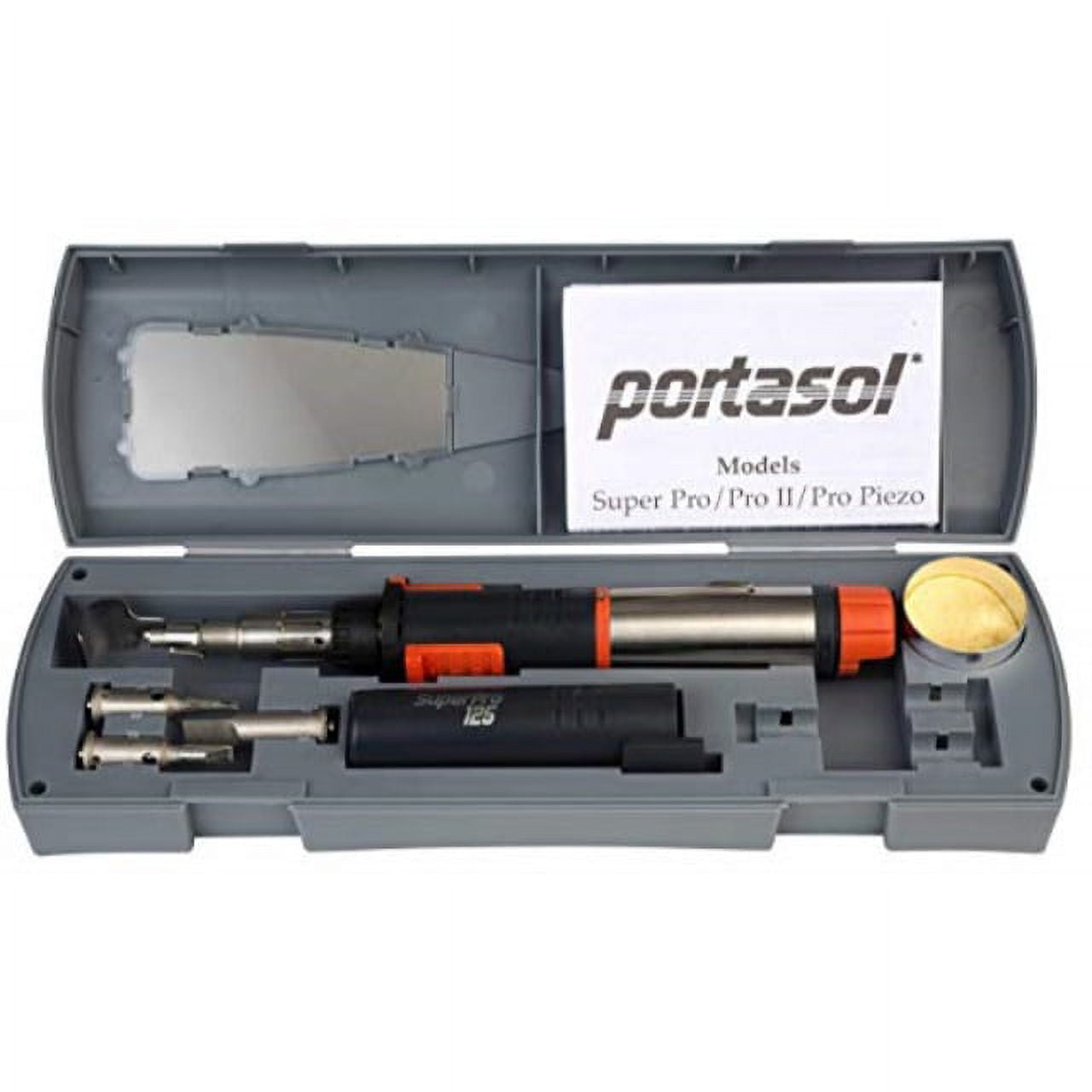Portasol 010589330 Super Pro 125-Watt Heat Tool Kit with 7 Tips ...