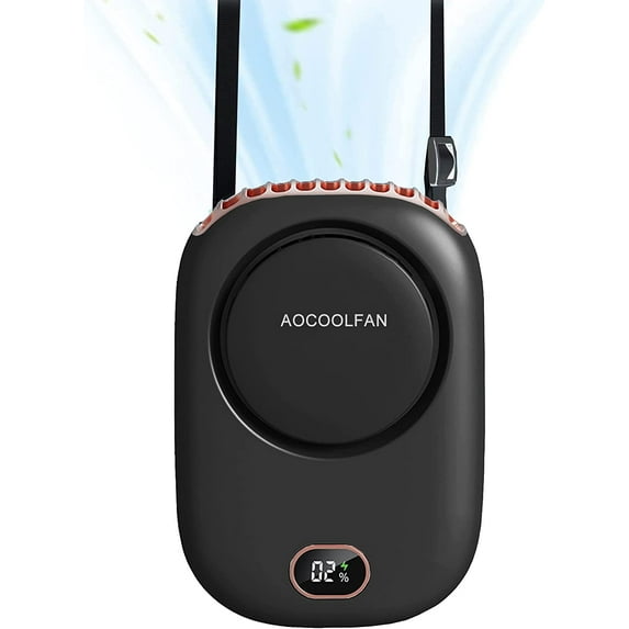 Portble Neck Fn, Mini Smll Personl Hndheld Fn USB Rechrgeble 3 Speed ...