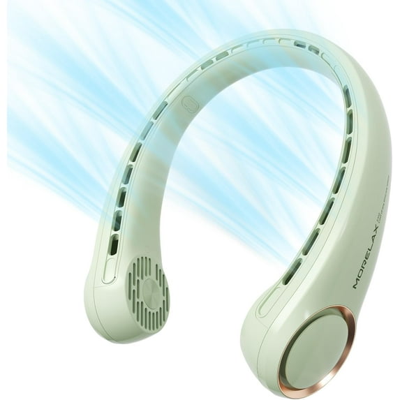 Portble Neck Fn, USB Rechrgeble Personl Fn, 3 Speeds djustble, Lrge ...