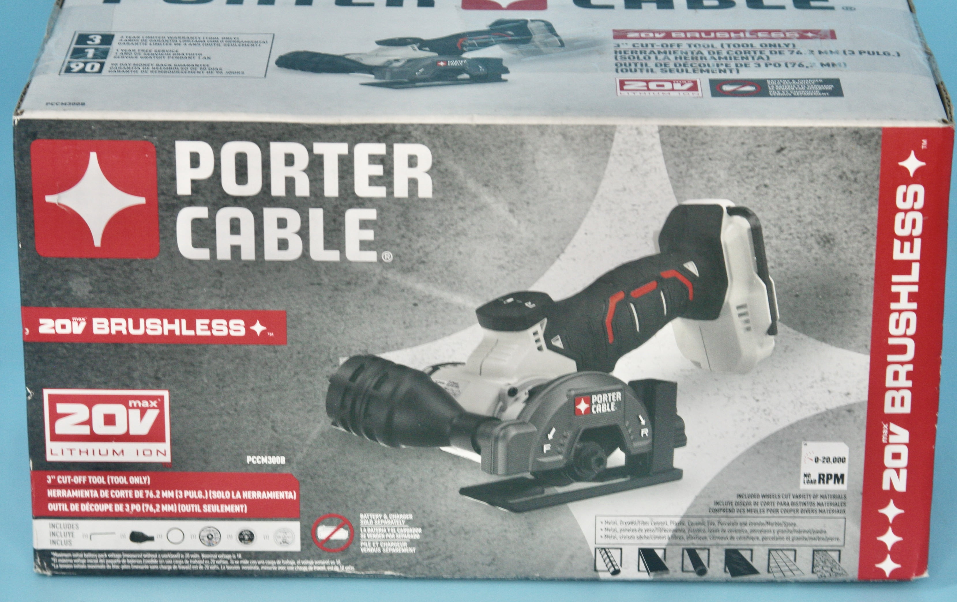 Porter Cable 20V Brushless 3" Cut Off Saw Tool Only - Walmart Business ...
