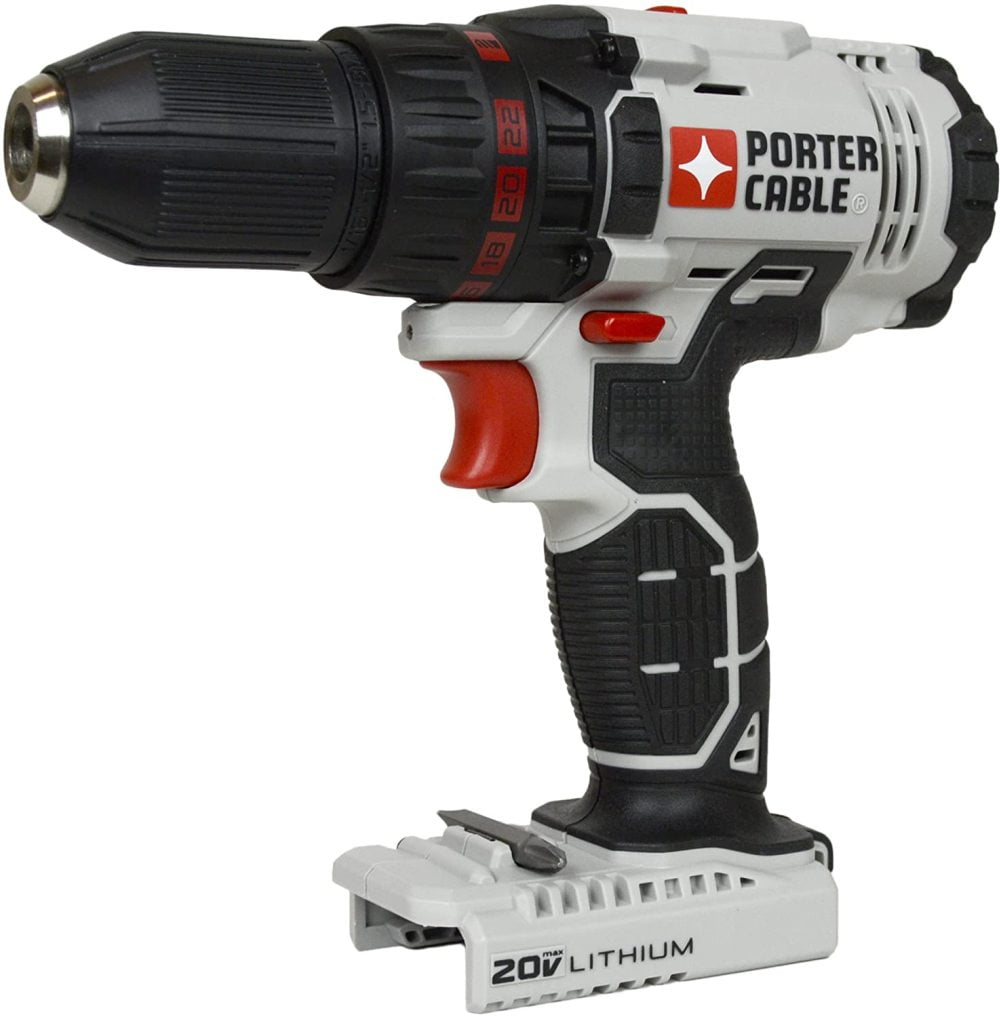 "Porter Cable 20V PCC601 1/2"" Lithium Ion Drill Driver (Tool Only ...