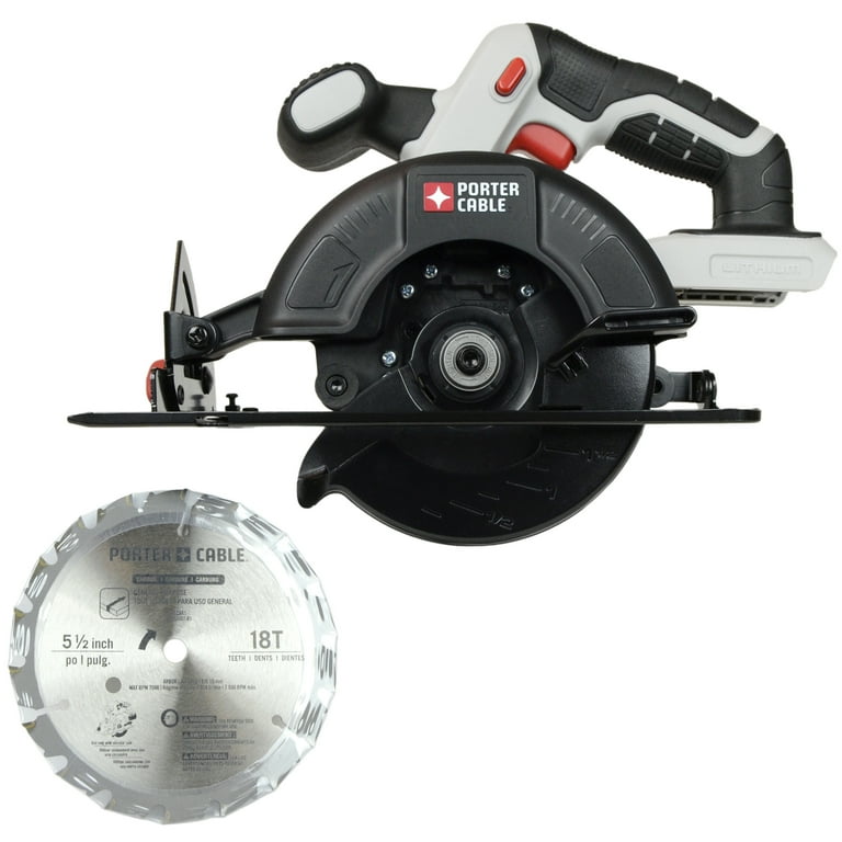 Porter Cable PCC661 20V Lithium Ion 5 1 2 in Circular Saw Tool Only