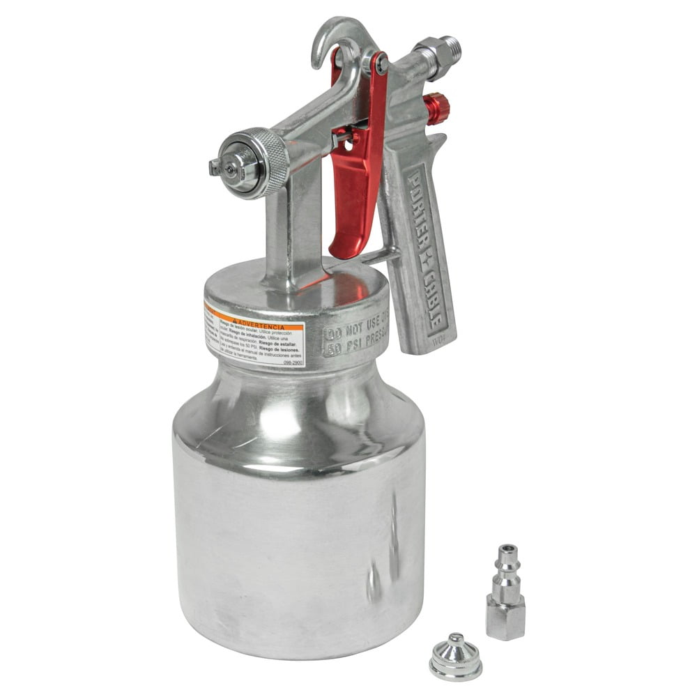 Porter-Cable 50 PSI LVLP Pressure Feed Spray Gun with Fluid Adjustment ...