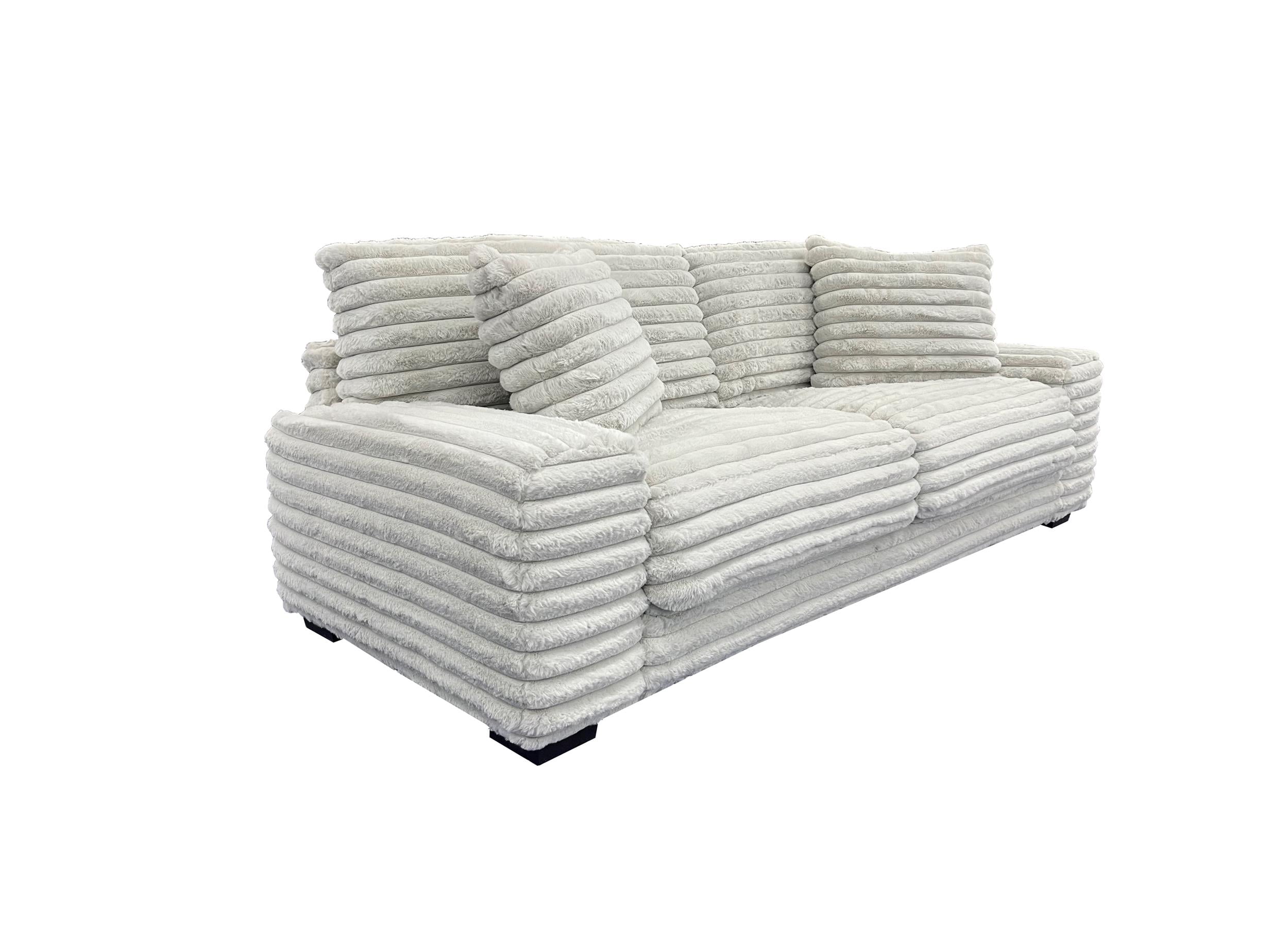 Porter Designs Big Chill Microfiber Sofa - Gray - Walmart.com