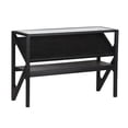 Porter Designs Canberra Solid Mango Wood Console Table, Black - Walmart.com