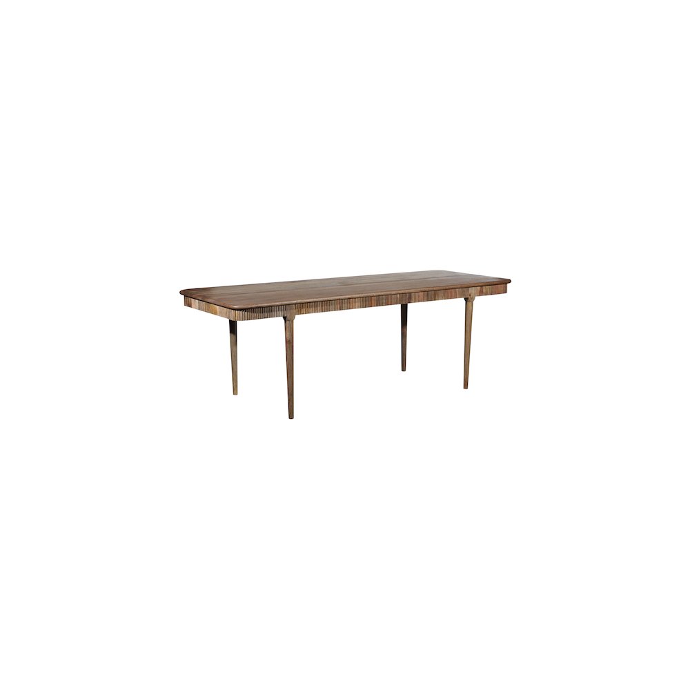 Porter Designs Petra Transitional Solid Wood Dining Table in Natural ...
