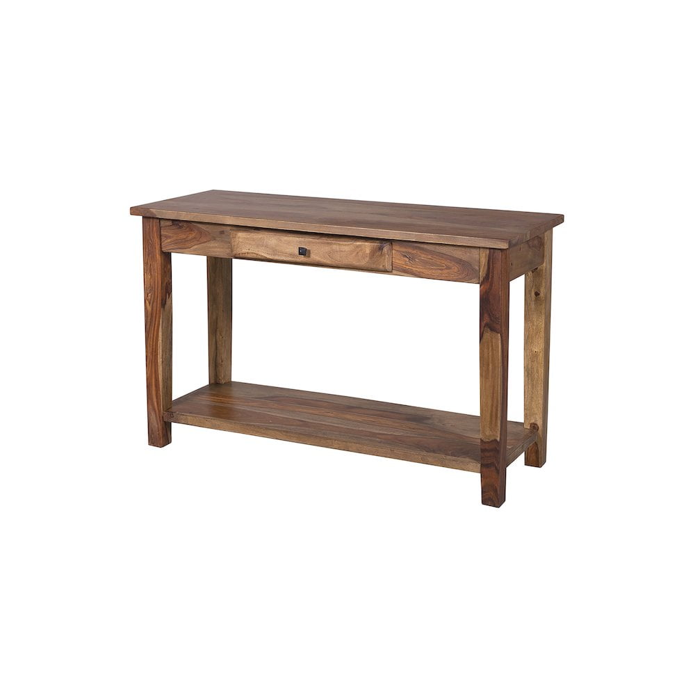 Porter Designs Taos Solid Sheesham Wood Console Table - Brown. - Walmart.com