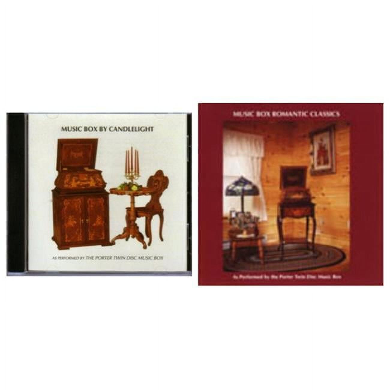 Porter Music Box 60-62 Candlelight- Romantic Classics Music CD- Set of ...