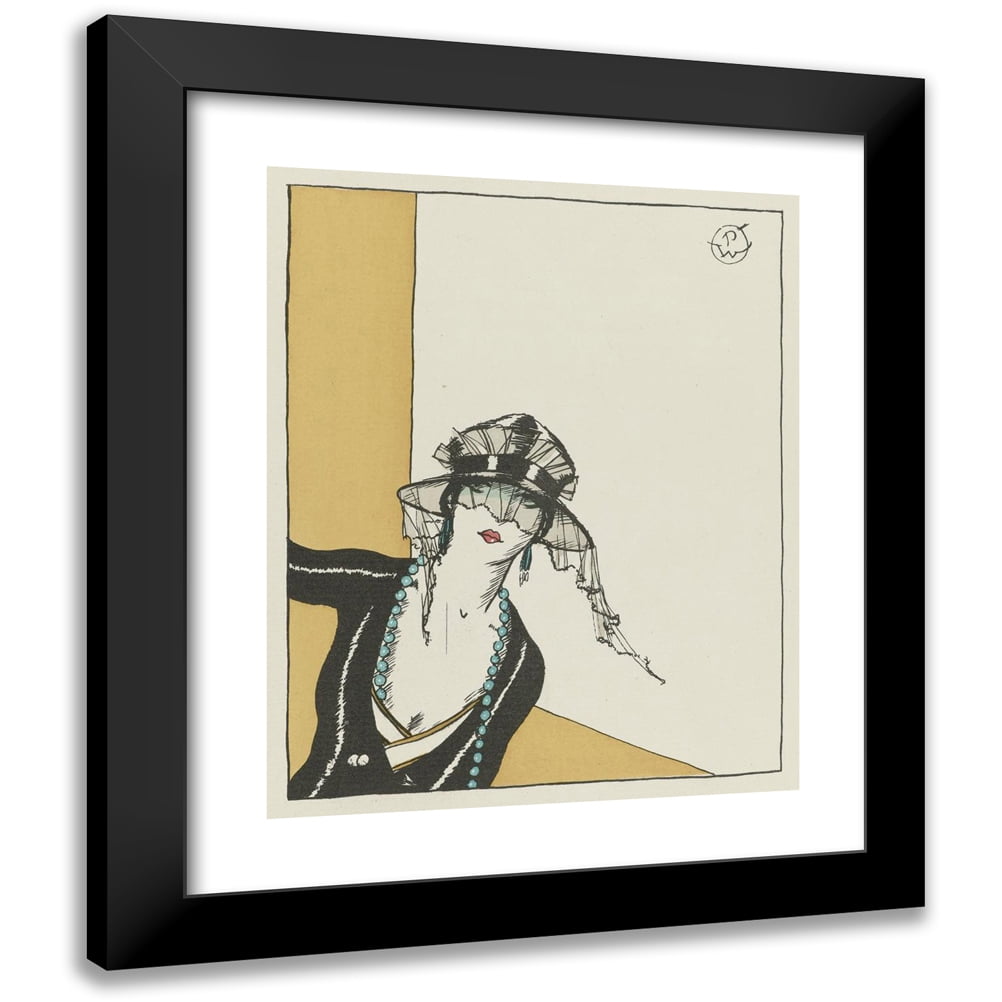 Porter Woodruff 12x14 Black Modern Framed Museum Art Print Titled ...