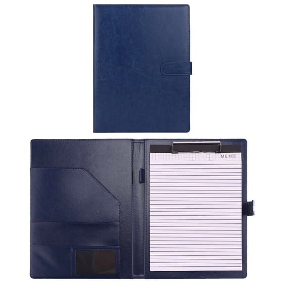 GraduationMall Business Open Padfolio Portfolio File Folder PU Leather ...