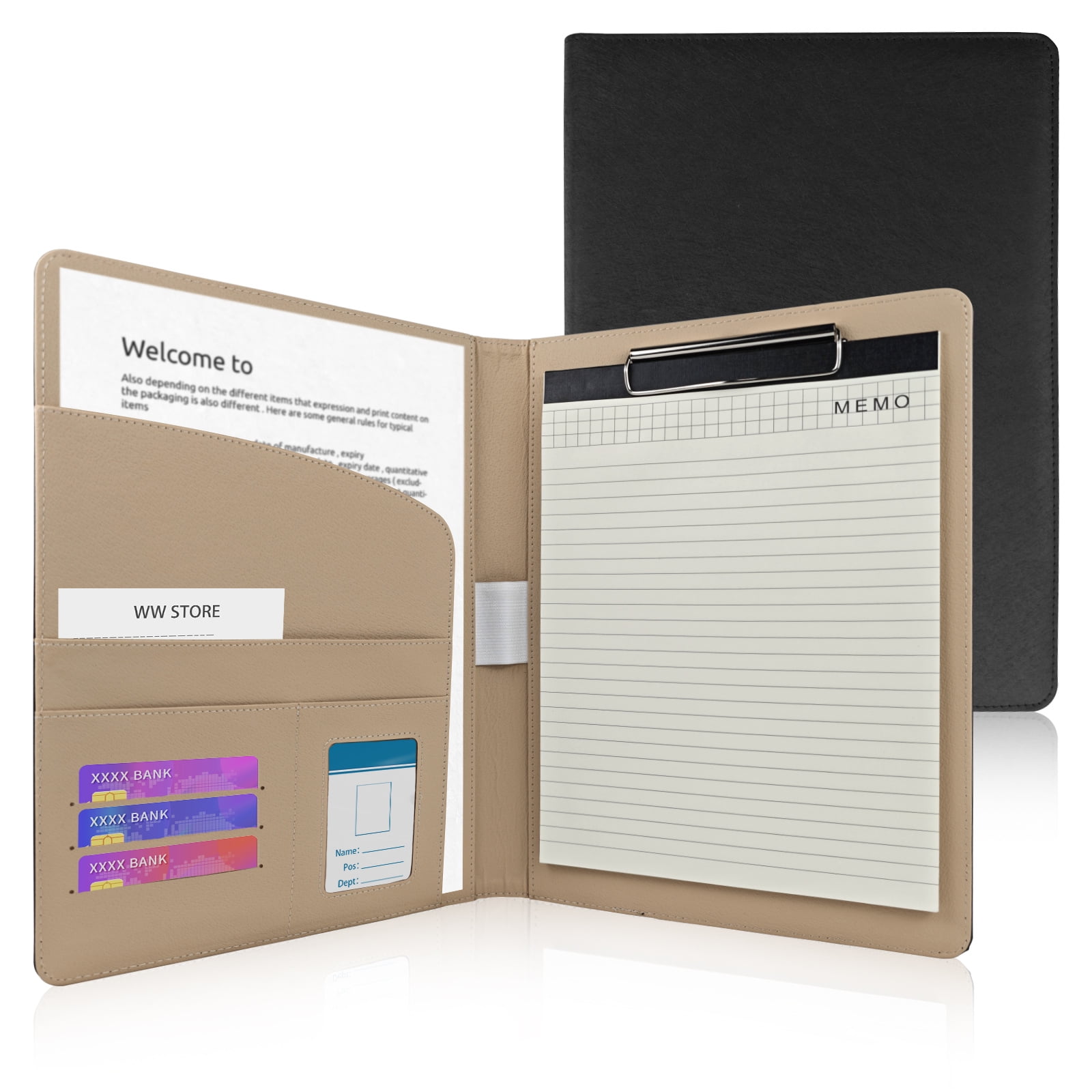 Portfolio Organizer with Memo, Legal Resume Portfolio Folder for ...