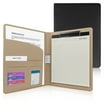 ProCase 3-Ring Padfolio Organizer - PU Leather Folder for Resume ...