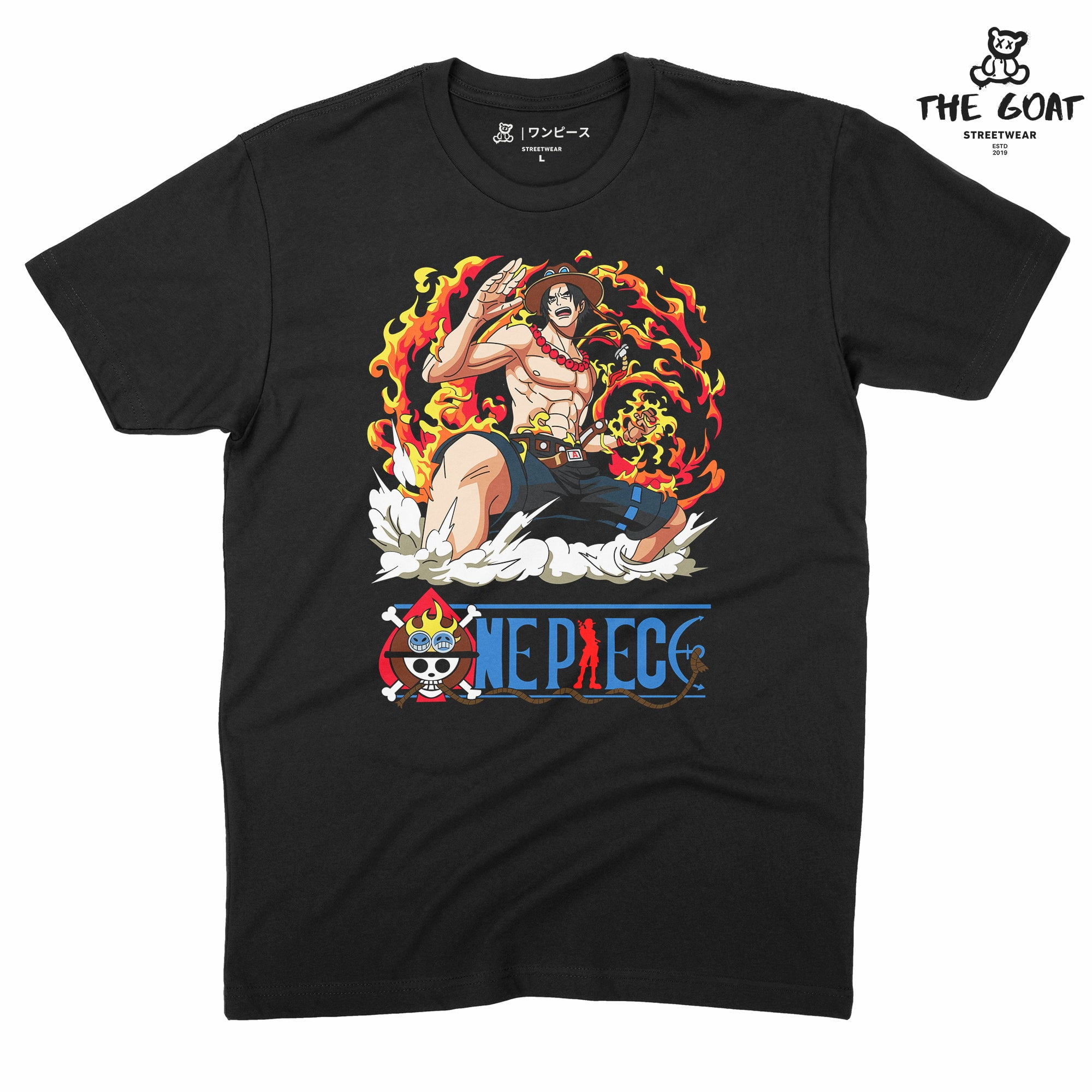 Portgas D. Ace - Pirate's Iconic Flame Tee | Premium One Piece Anime ...