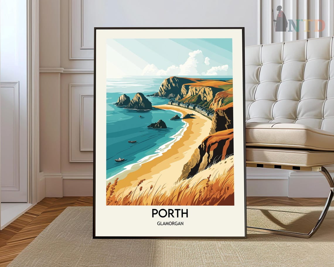 Porth Print, Porthporth Poster, Porth Photo, Porth Poster Print, Porth ...