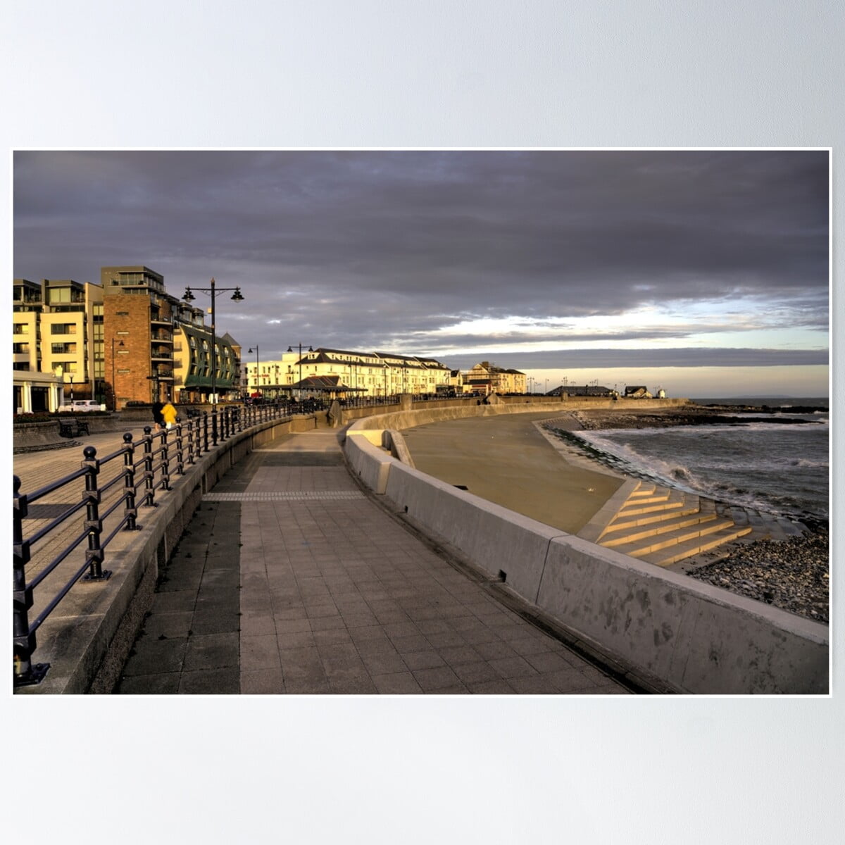 Porthcawl Promenade Poster Wall Art, Modern Wall Decor For Living Room ...
