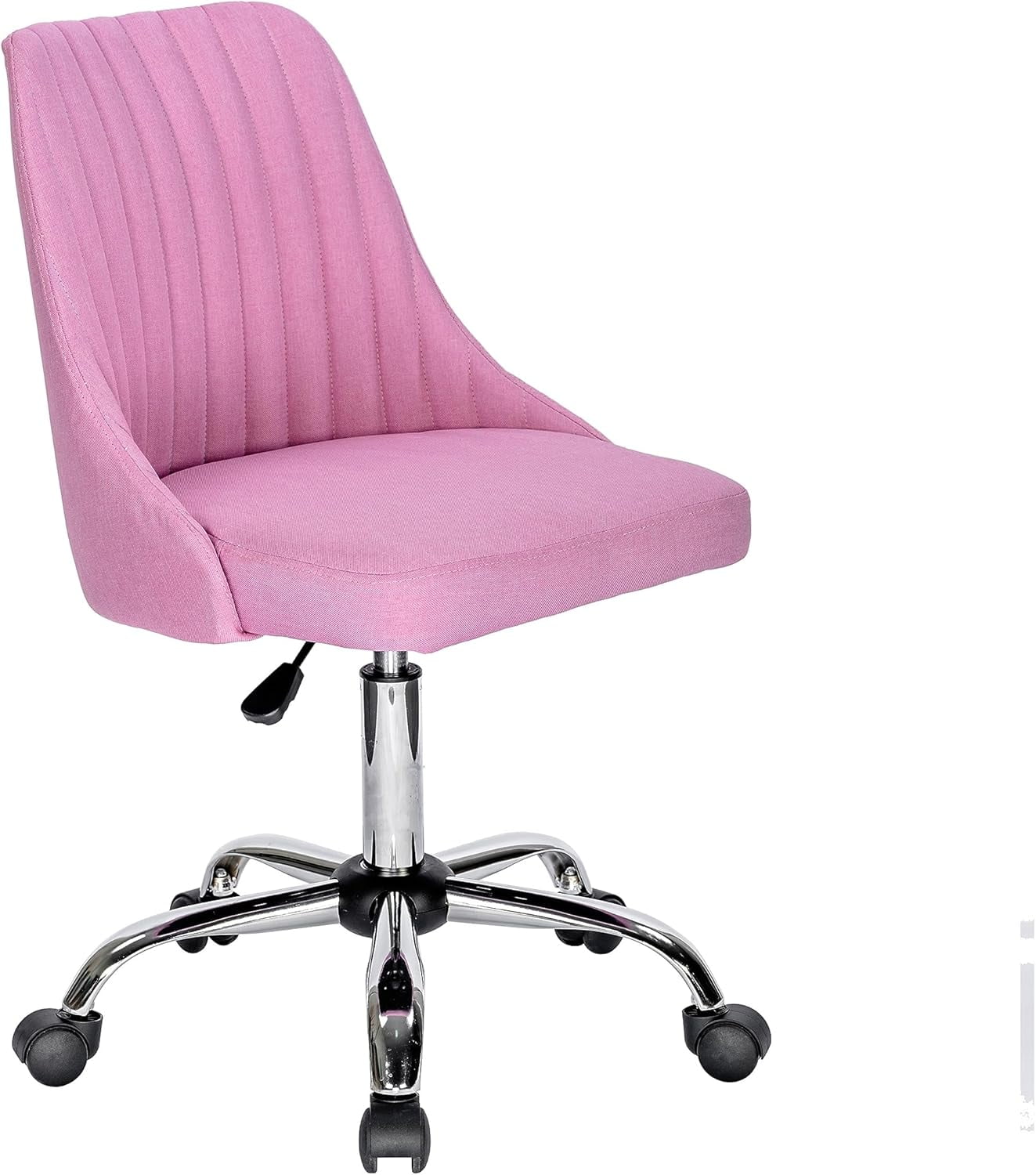 Porthos Home Jarvis Office Chair, Soft Fabric Upholstery, Sturdy Chrome ...