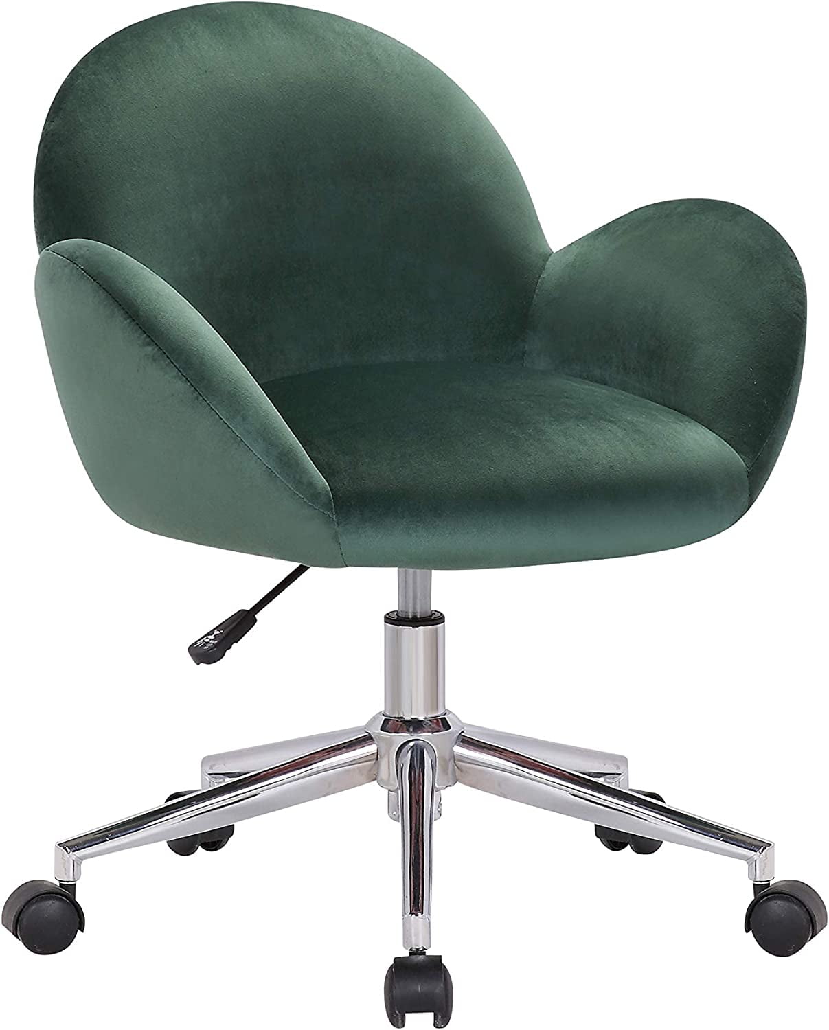 Porthos Home Quon Swivel Office Chair with Soft Velvet Upholstery ...