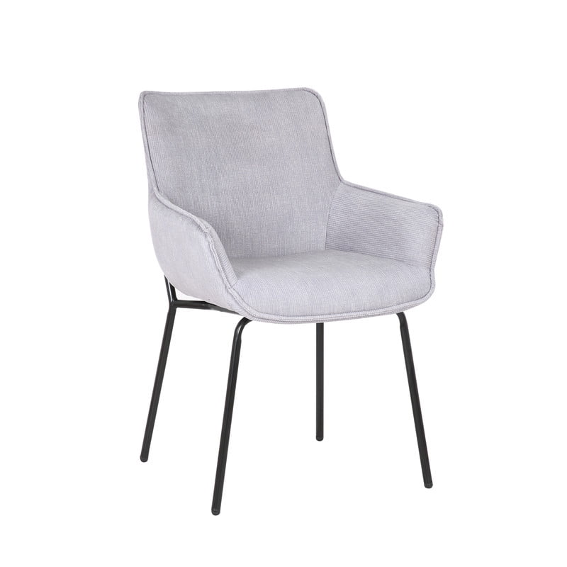 Porthos Home Remy Dining Chairs with Soft Fabric Upholstery, Ergonomic ...