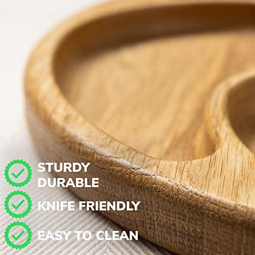 Portion Control Plate 11 inch - Compartment Plates with Dividers for ...