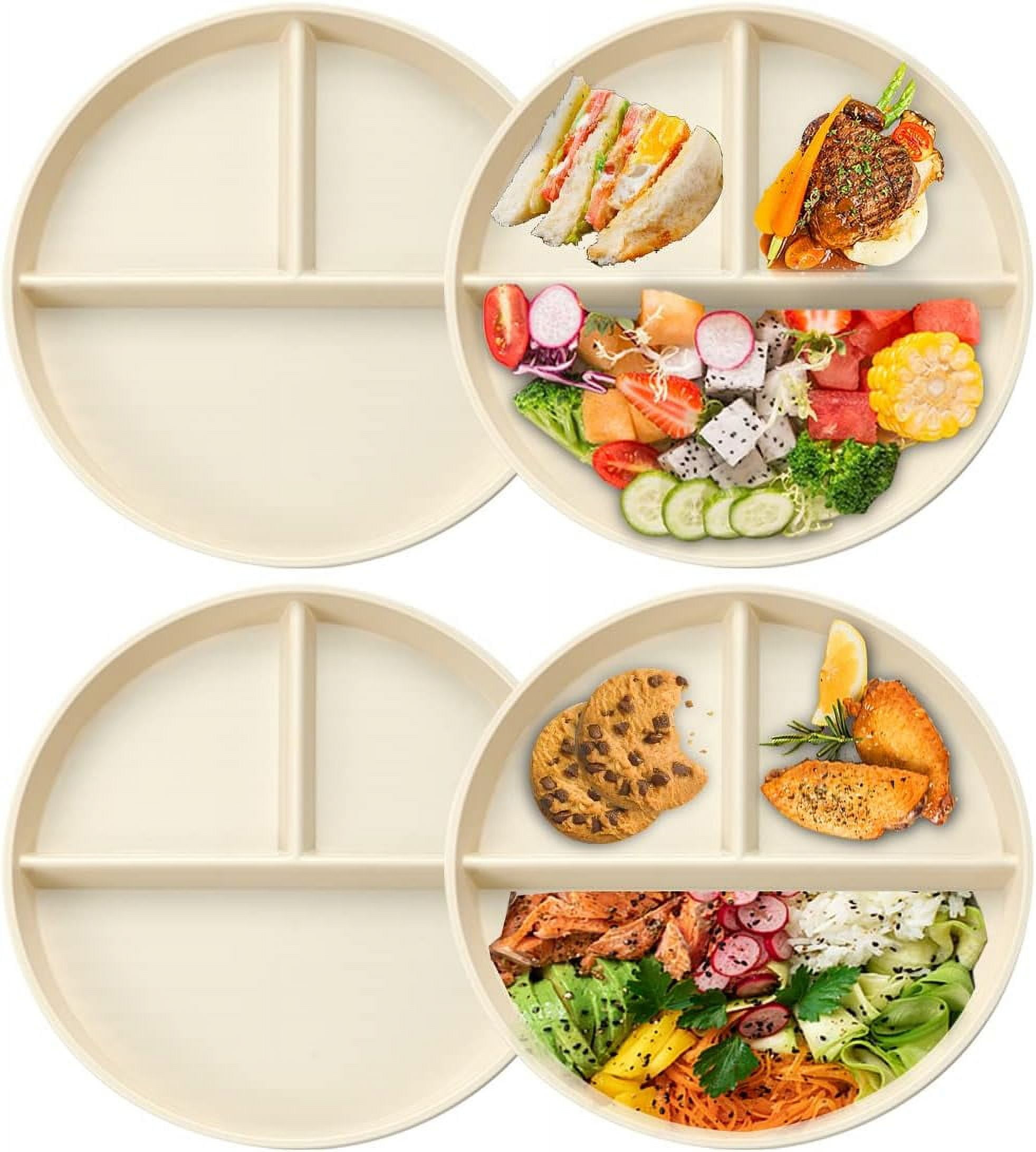 Portion Control Plate For Adults Weight Loss, Round Bariatric Portion ...