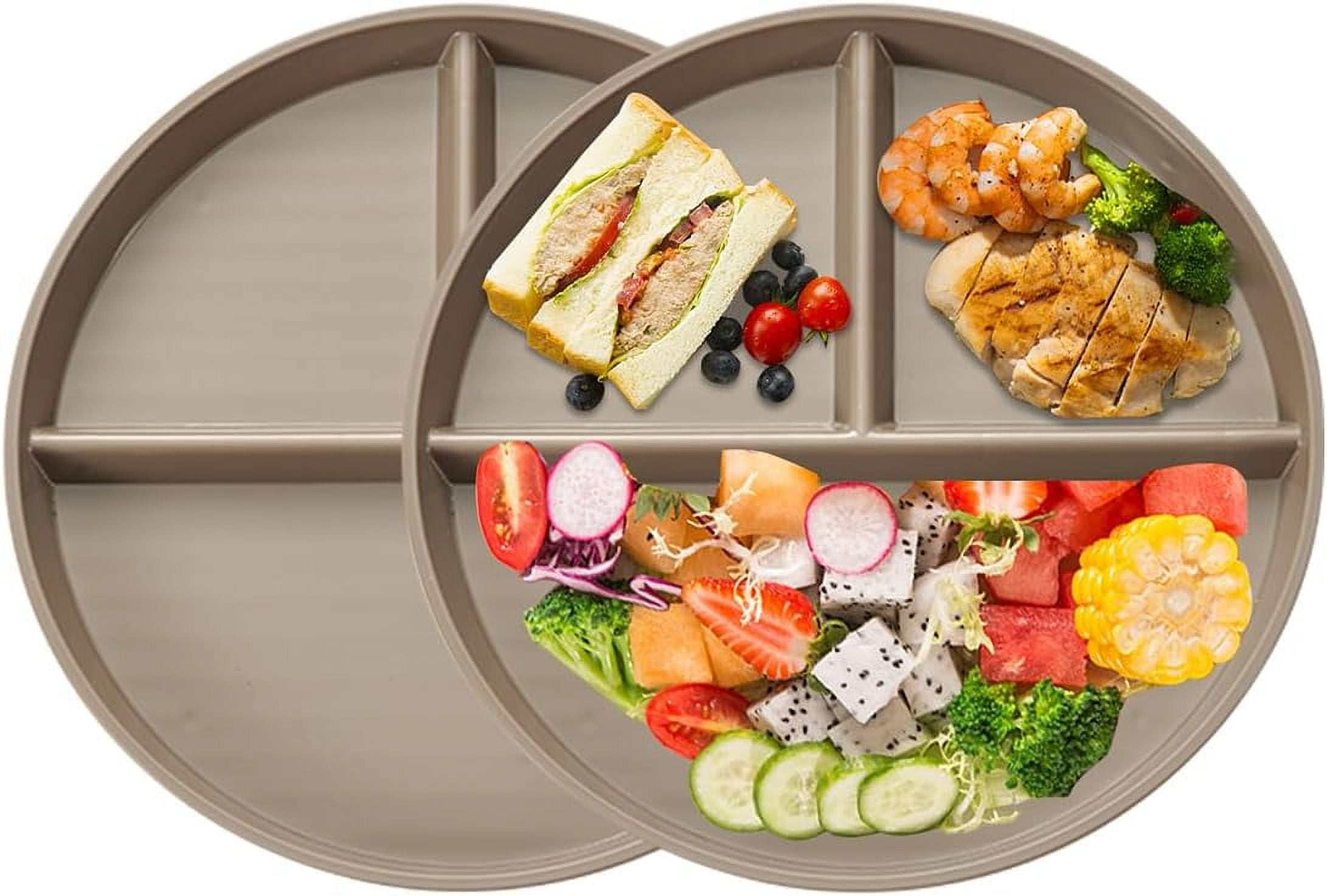 Portion Control Plate For Adults Weight Loss, Round Bariatric Portion ...