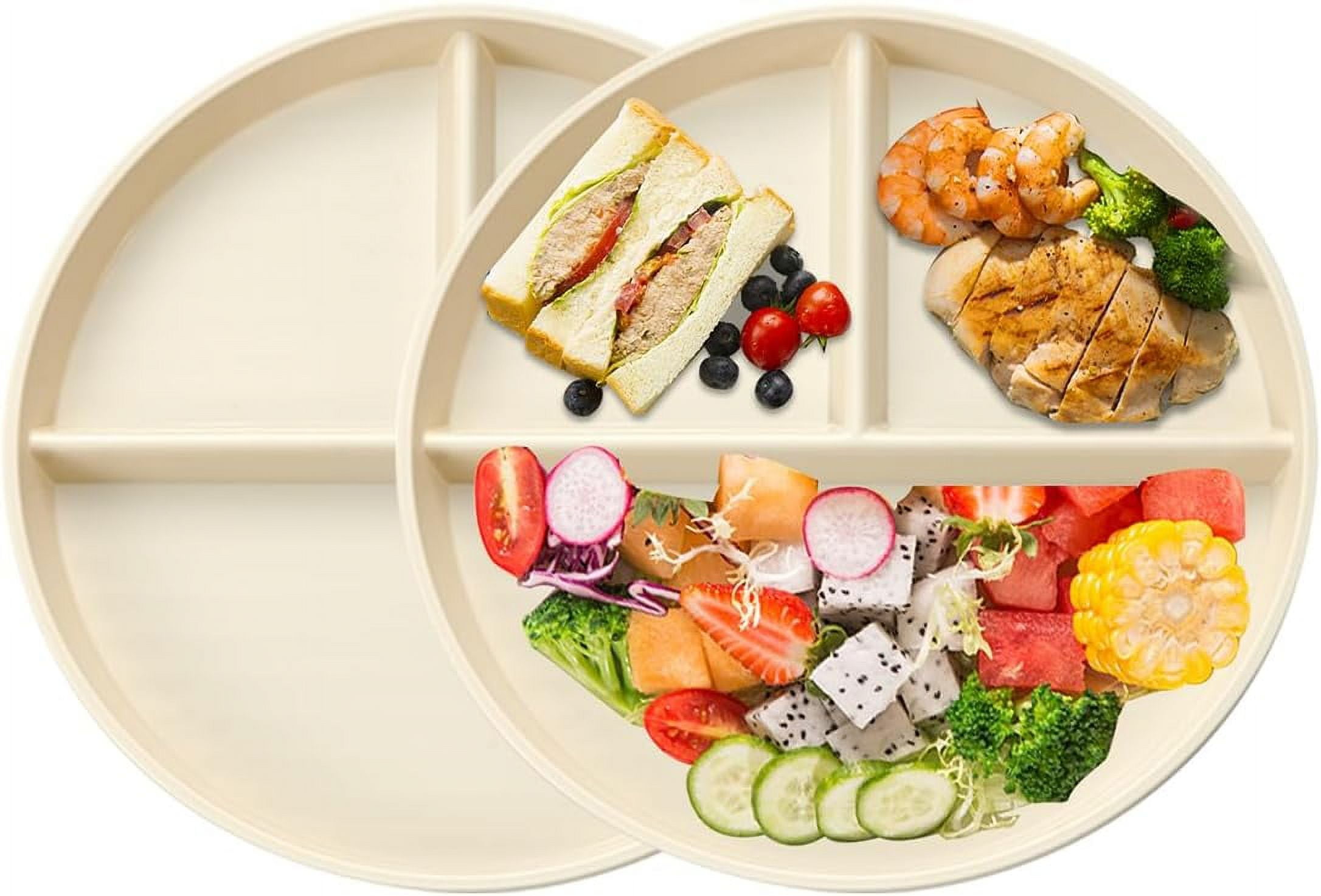 Portion Control Plate For Adults Weight Loss, Round Bariatric Portion ...