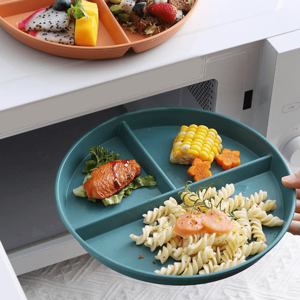 Portion Control Plate for Balanced Eating, 9" Unbreakable Divided ...