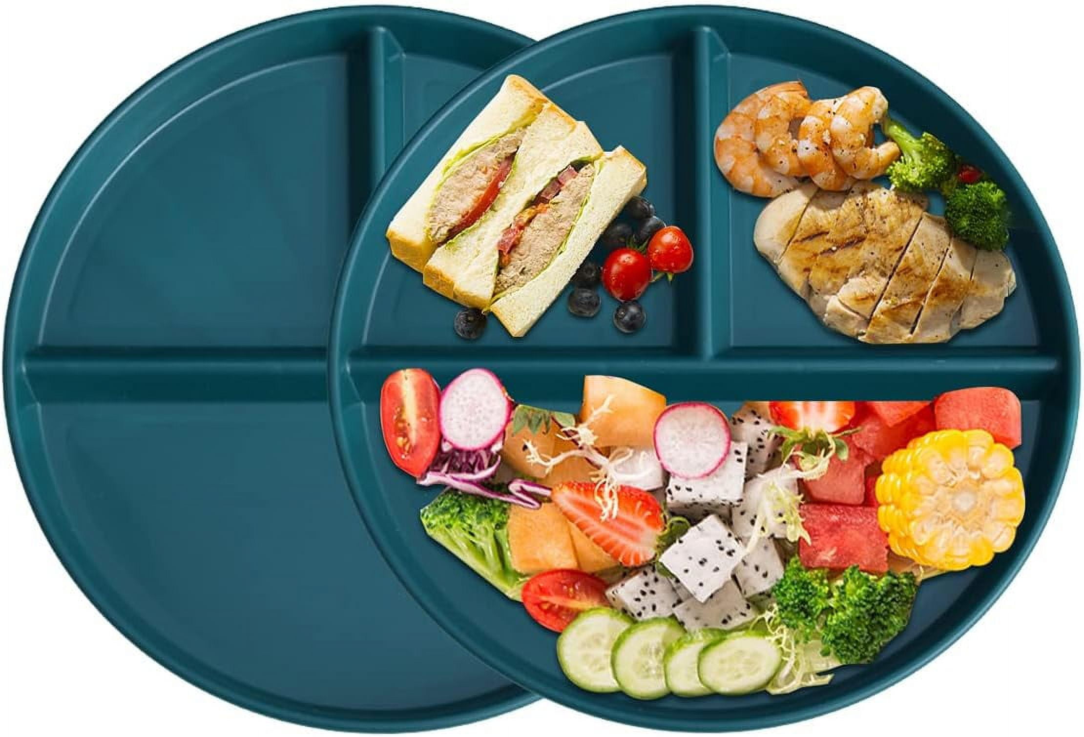 Portion Control Plate For Adults Weight Loss, Round Bariatric Portion ...