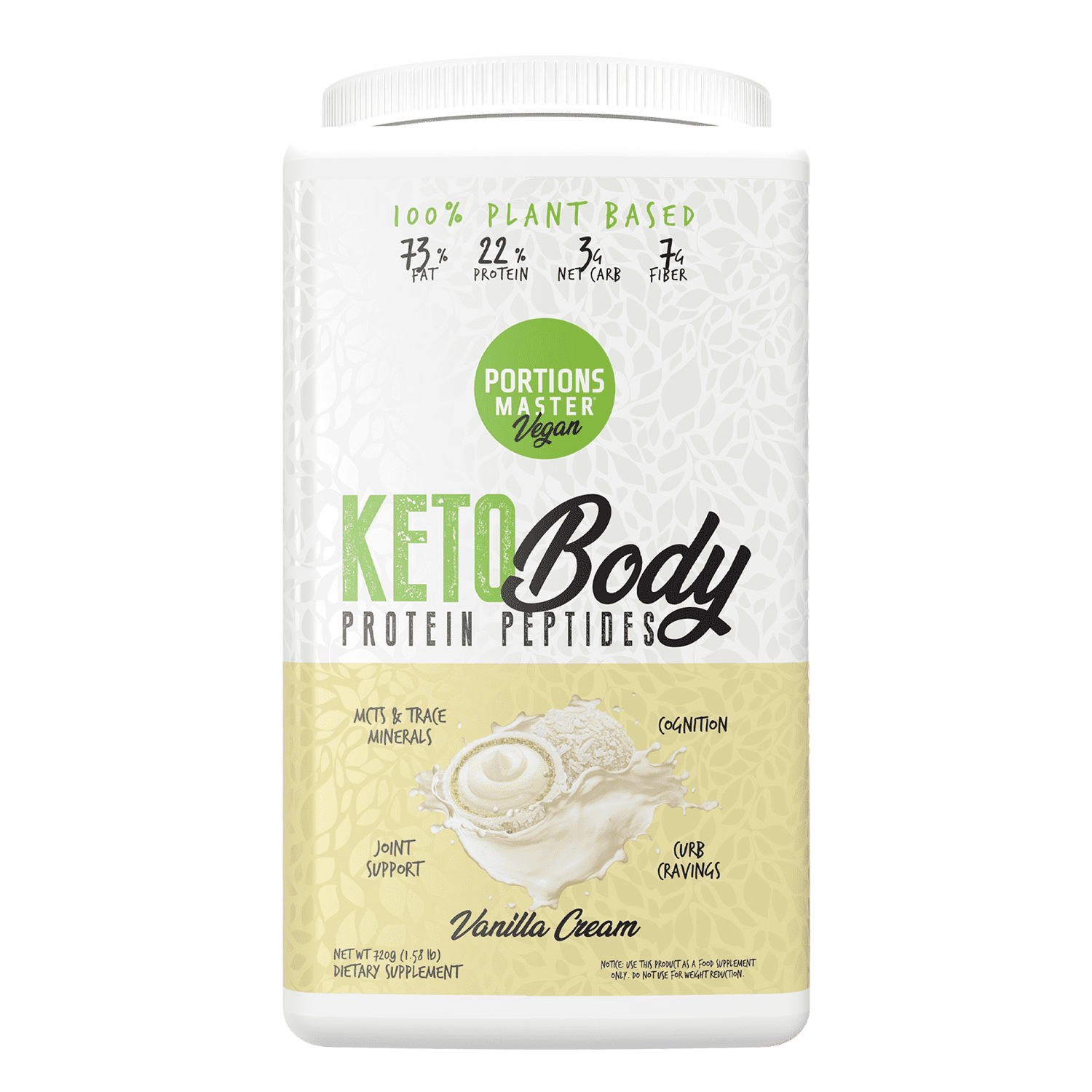 Portions Master Keto Body Protien Peptide (Vanilla 720g) - Walmart.com