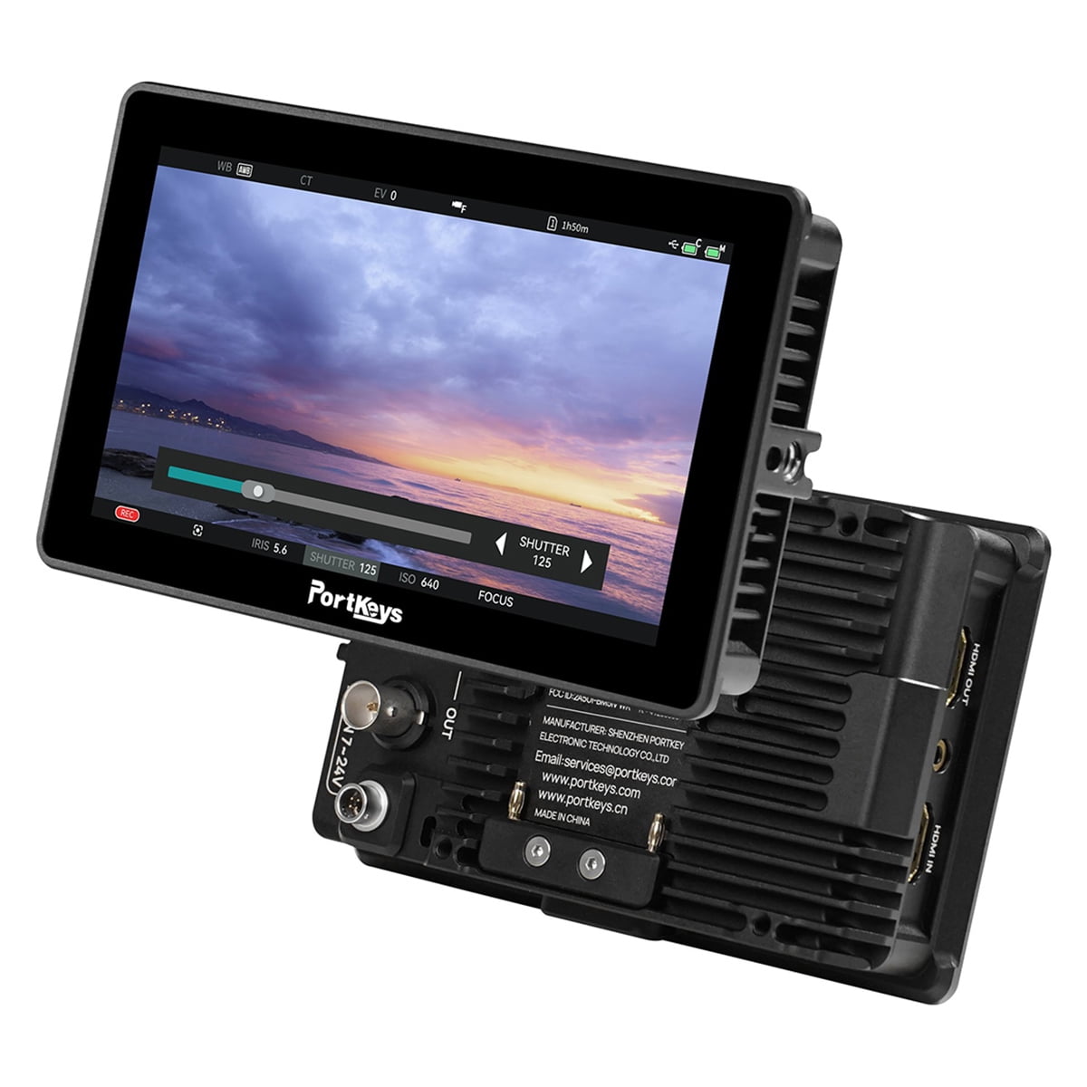 Portkeys BM5IV 5.5" Full HD HDMI Touchscreen Monitor with Wired Camera ...