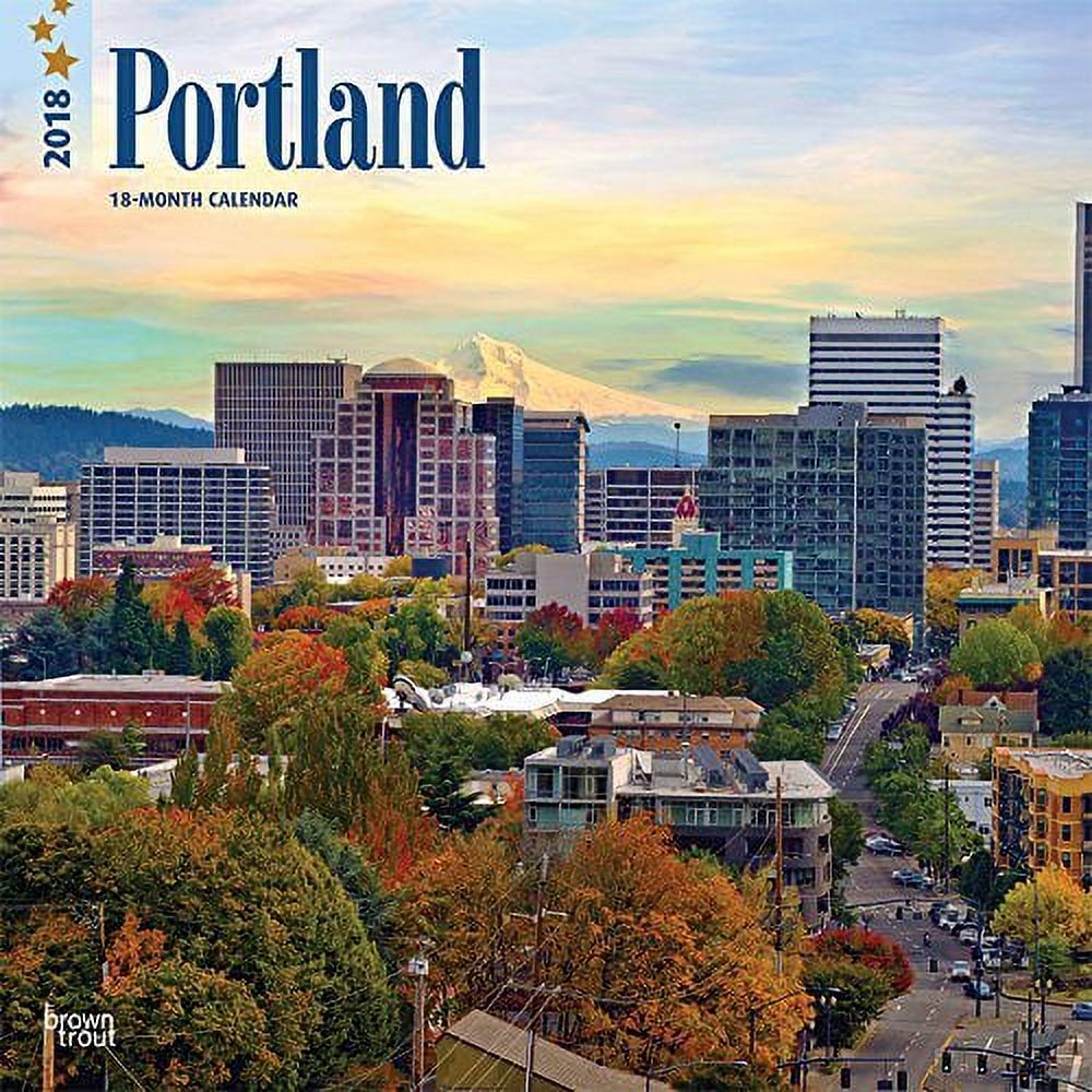 Portland 2018 Calendar - Walmart.com