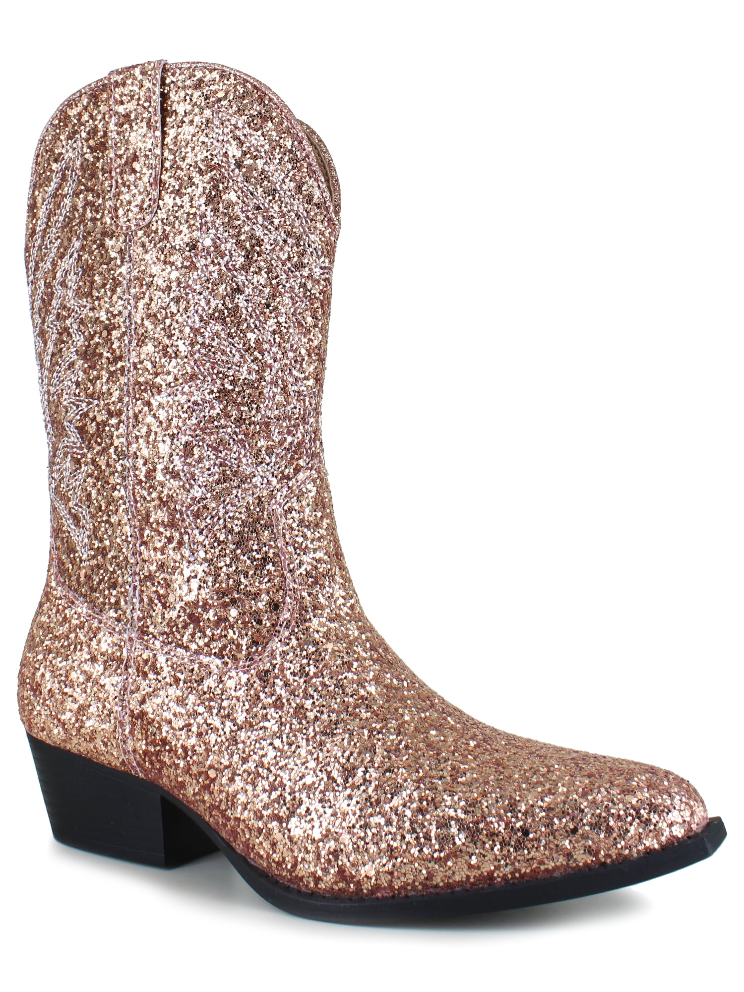 Portland Boot Company Olympia Glitter Western Boot - Walmart.com