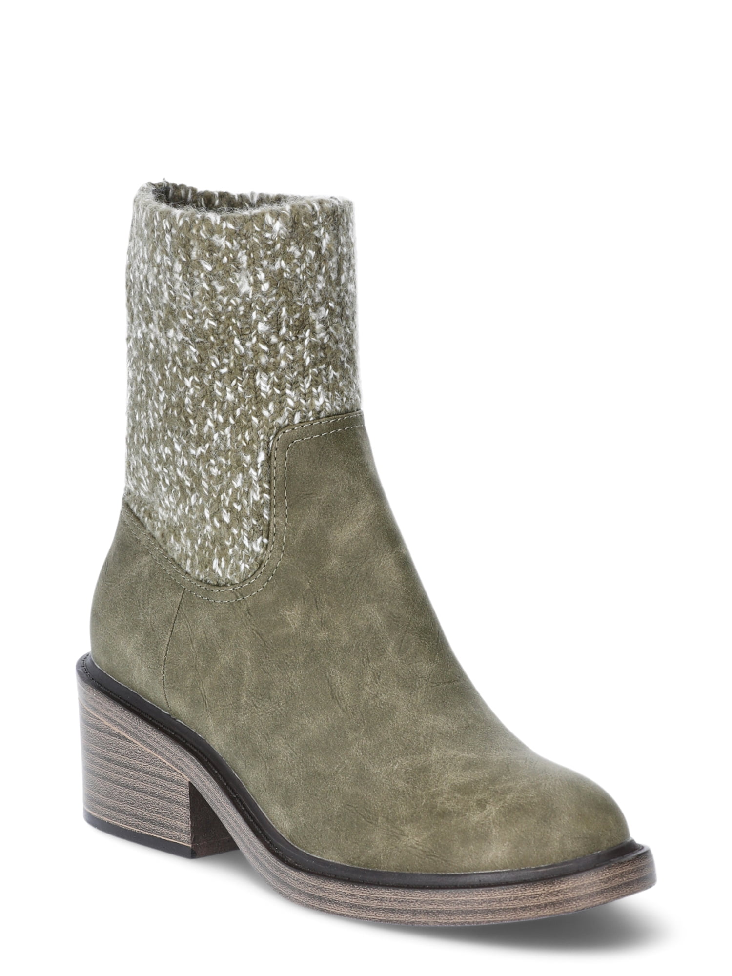 Portland Boot Company women's Cozy Knit Bootie - Sweater Knit - Walmart.com