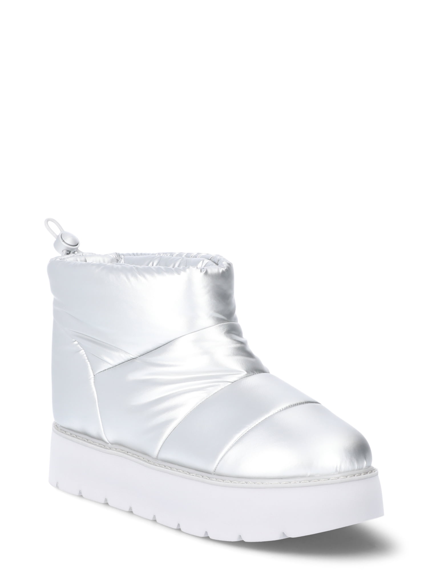 Portland Boot Company Women's Metallic Puffer Cozy Booties, Sizes 6-11 ...