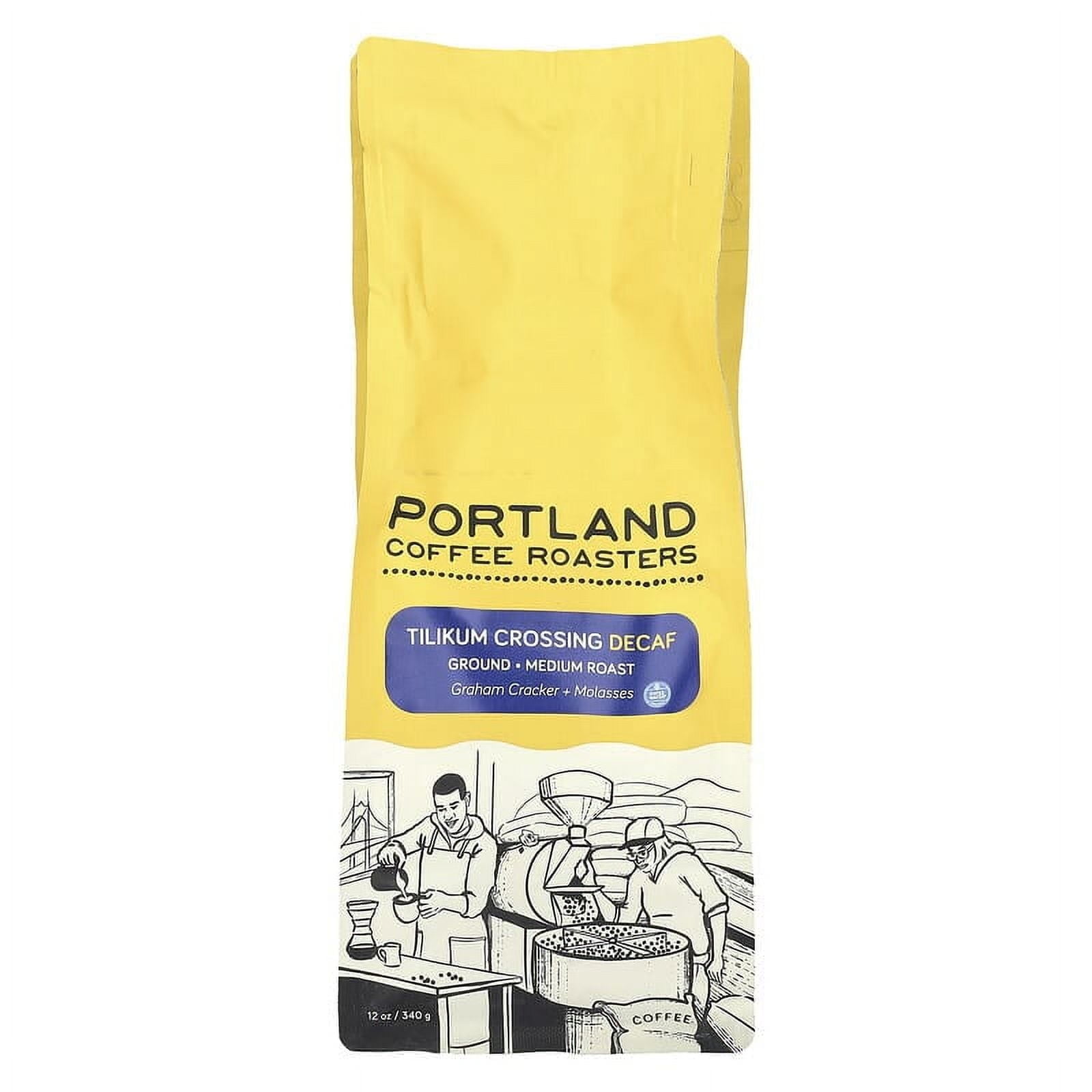 Portland Coffee Roasters, Tilikum Crossing Decaf, Ground, Medium Roast ...