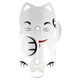 Portland Design Works Lucky Cat Water Bottle Cage White Cat - Walmart.com