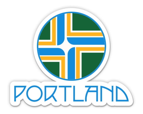 Portland Oregon - 8" Vinyl Sticker - For Car Laptop I-Pad - Waterproof ...