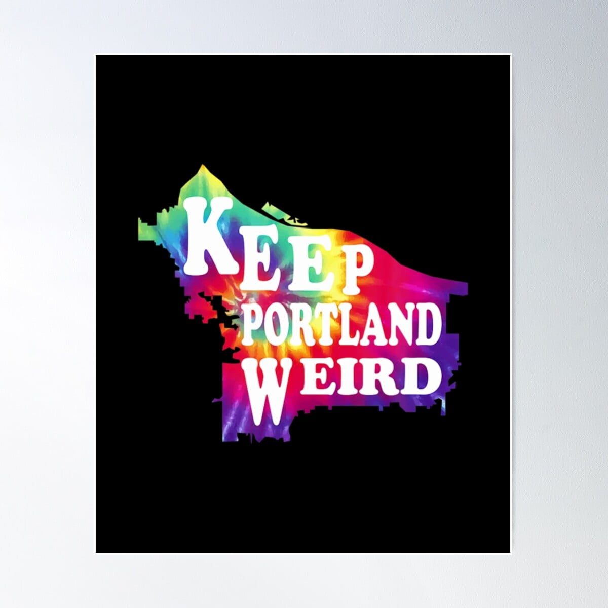 Portland Oregon Men Women Keep Portland Weird23 Poster Wall Art, Modern ...