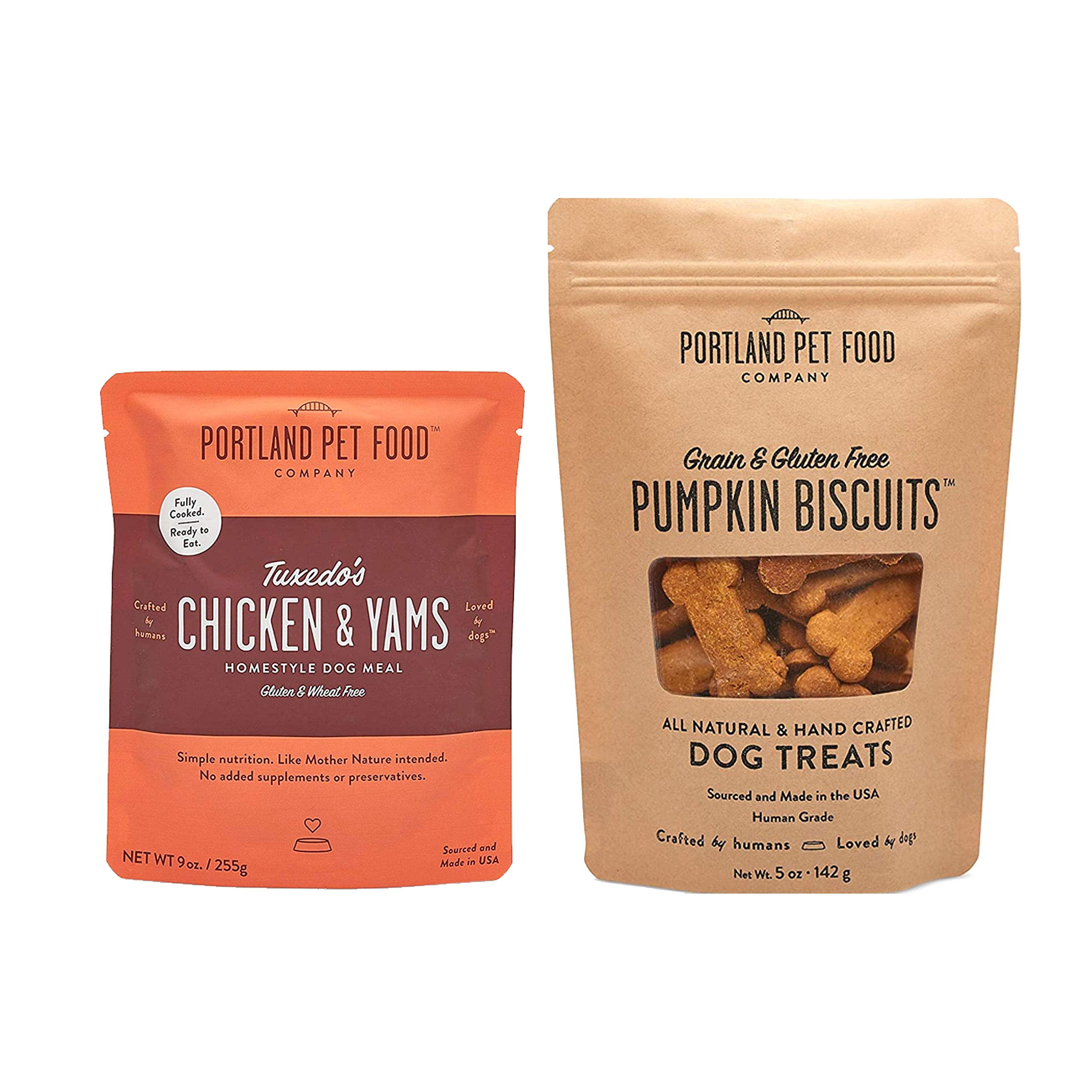 Portland Pet Food Company SAF21 Multipack (1 x Meal Pouch & 1 x Biscuit ...