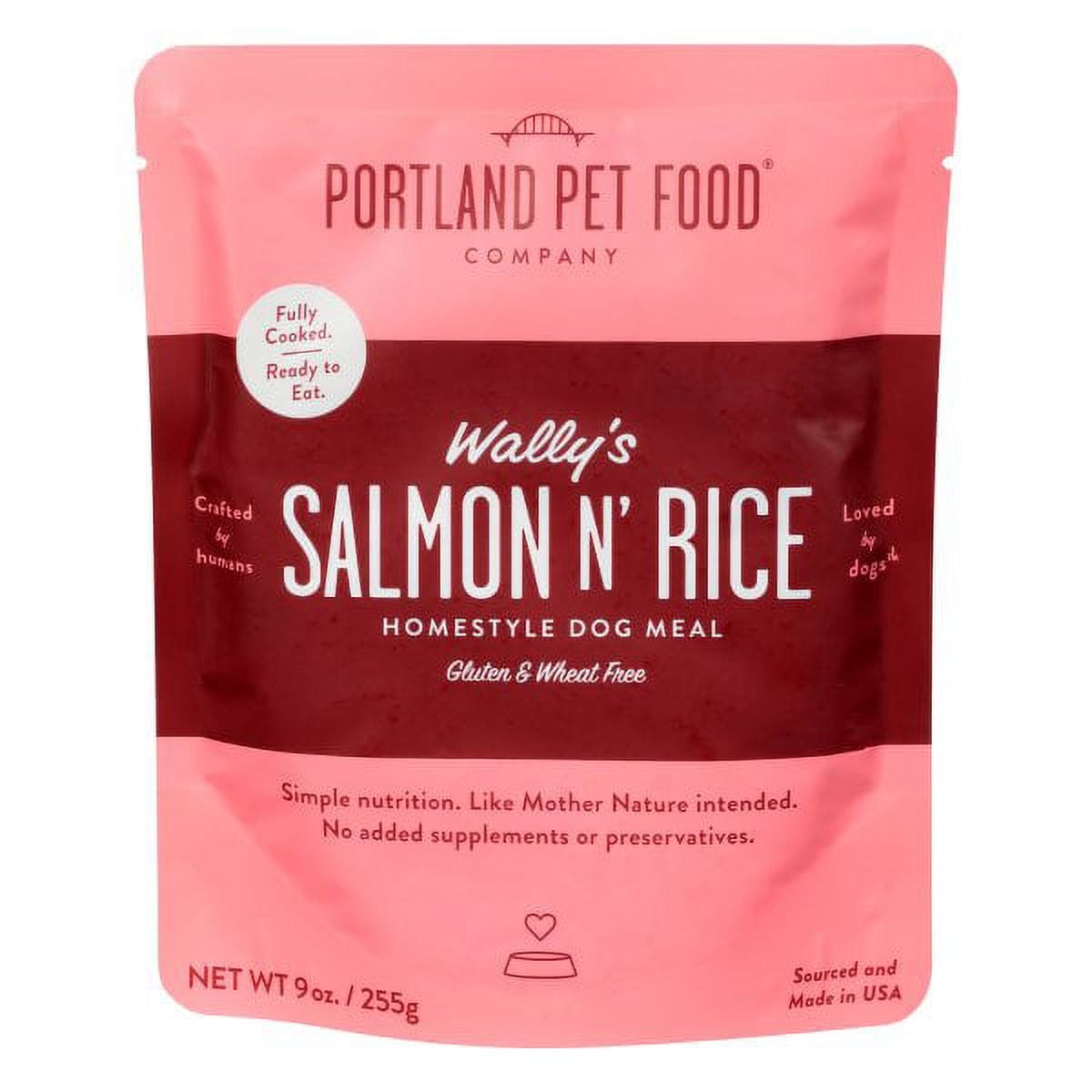 Portland Pet Food Company Homestyle Gluten & Wheat Free Wally's Salmon ...