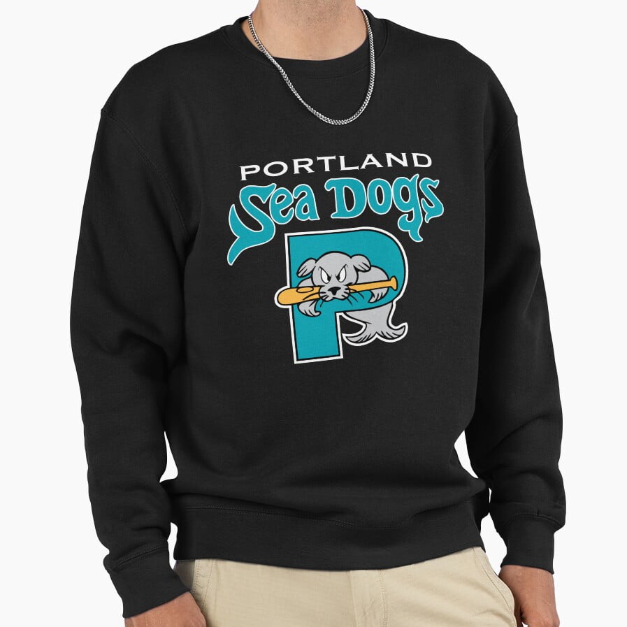 Portland Sea Dogs Baseball Team 90s Logo Retro Aesthetic Graphic ...